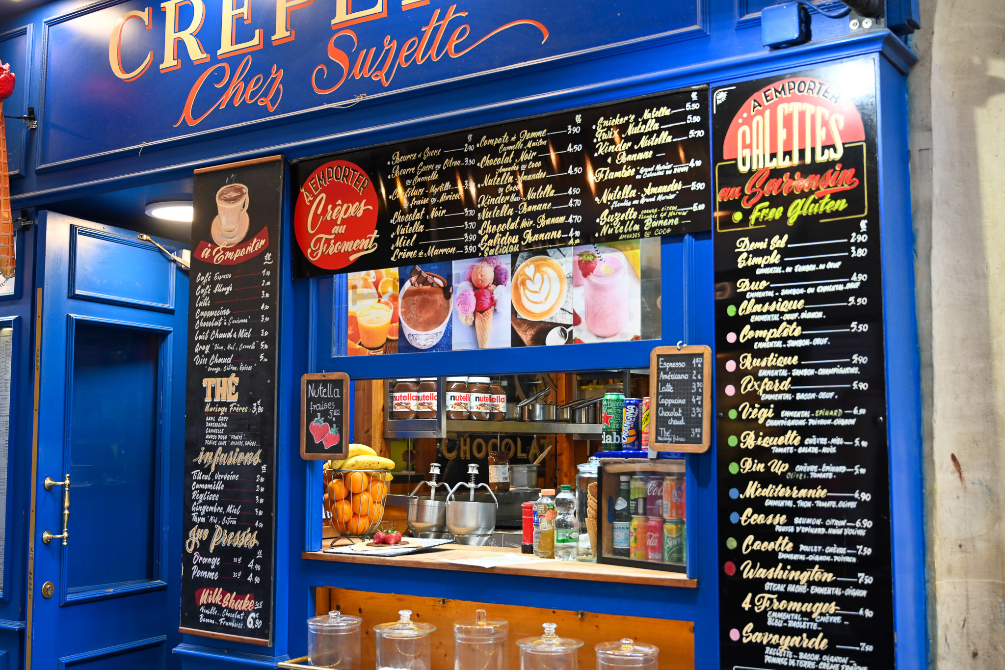 Chez Suzette - Menu - Grands Boulevards